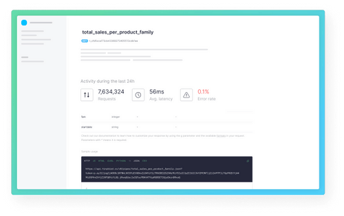 Tinybird · The modern real-time analytics stack